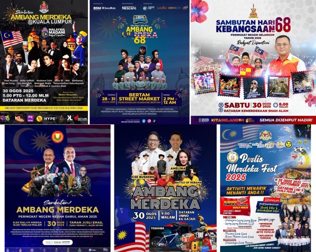 Sambutan Ambang Merdeka 2025 & Bunga Api Setiap Negeri - Petelur